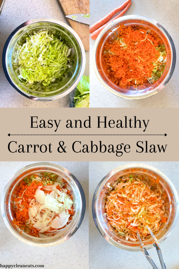 Quick and Healthy Carrot and Cabbage Slaw Recipe